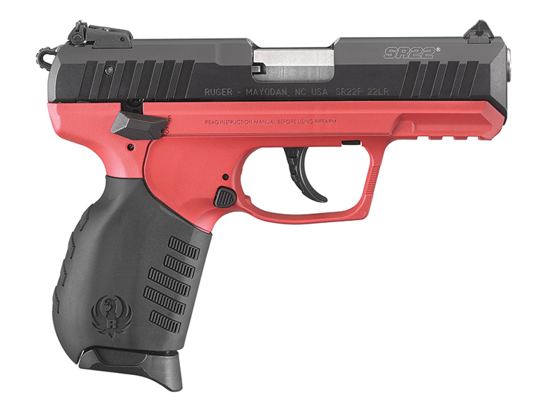 Ruger SR22 Black/Red - On Target Firearms Indoor Range